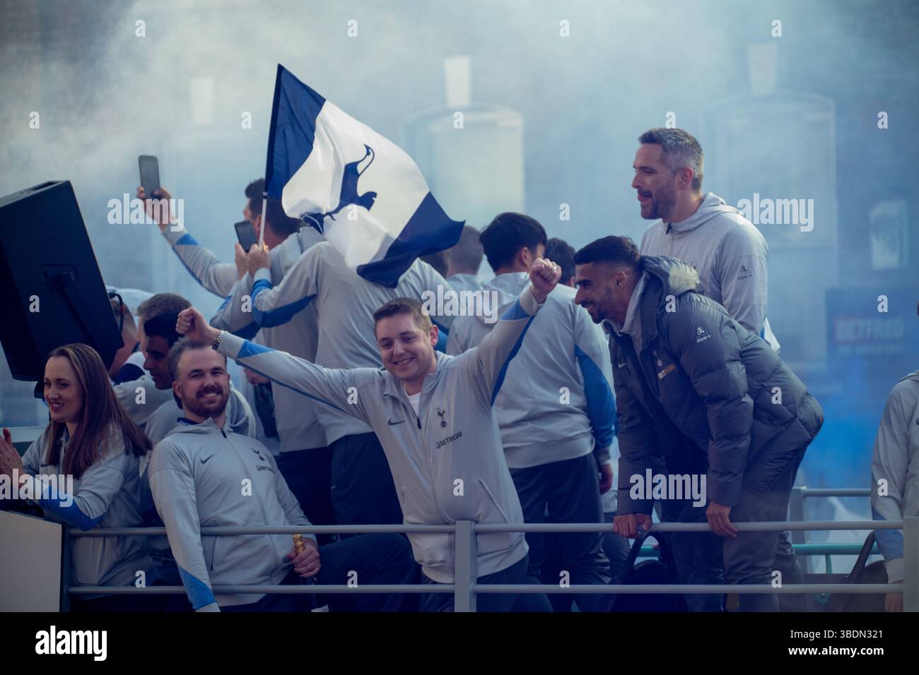 Tottenham Hotspurs 2025 winners parade Stock Photo - Alamy