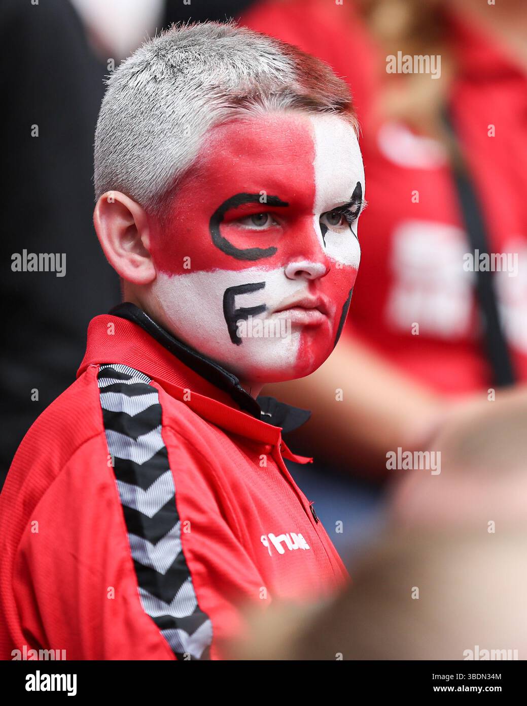 Charlton Athletic fans during the Sky Bet League 1 Playoff Final match ...