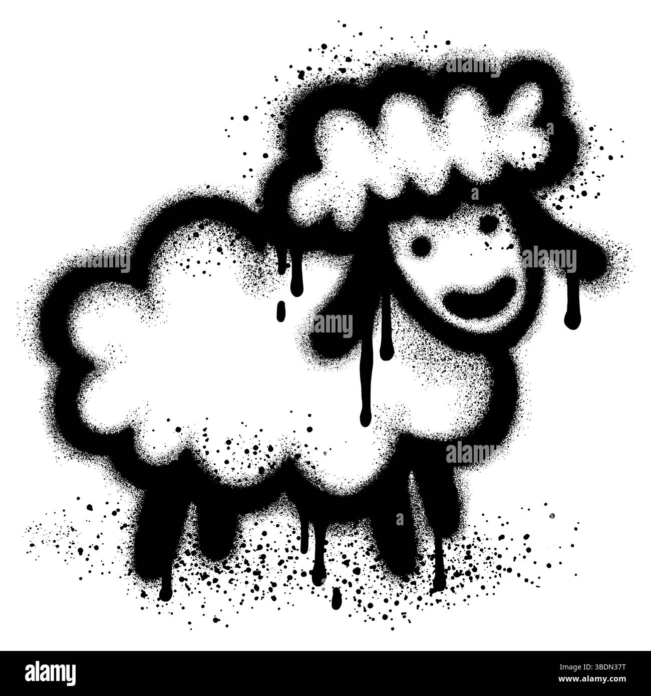 Horn paint sign Cut Out Stock Images & Pictures - Alamy