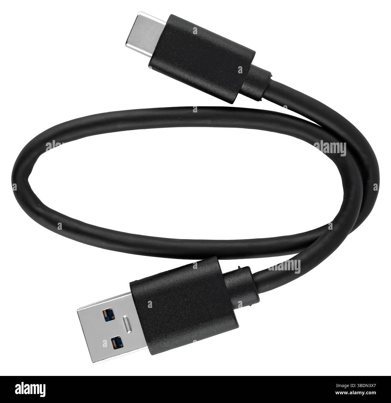 USB-Type-C cable in a durable plastic sheath. Supports fast charging ...