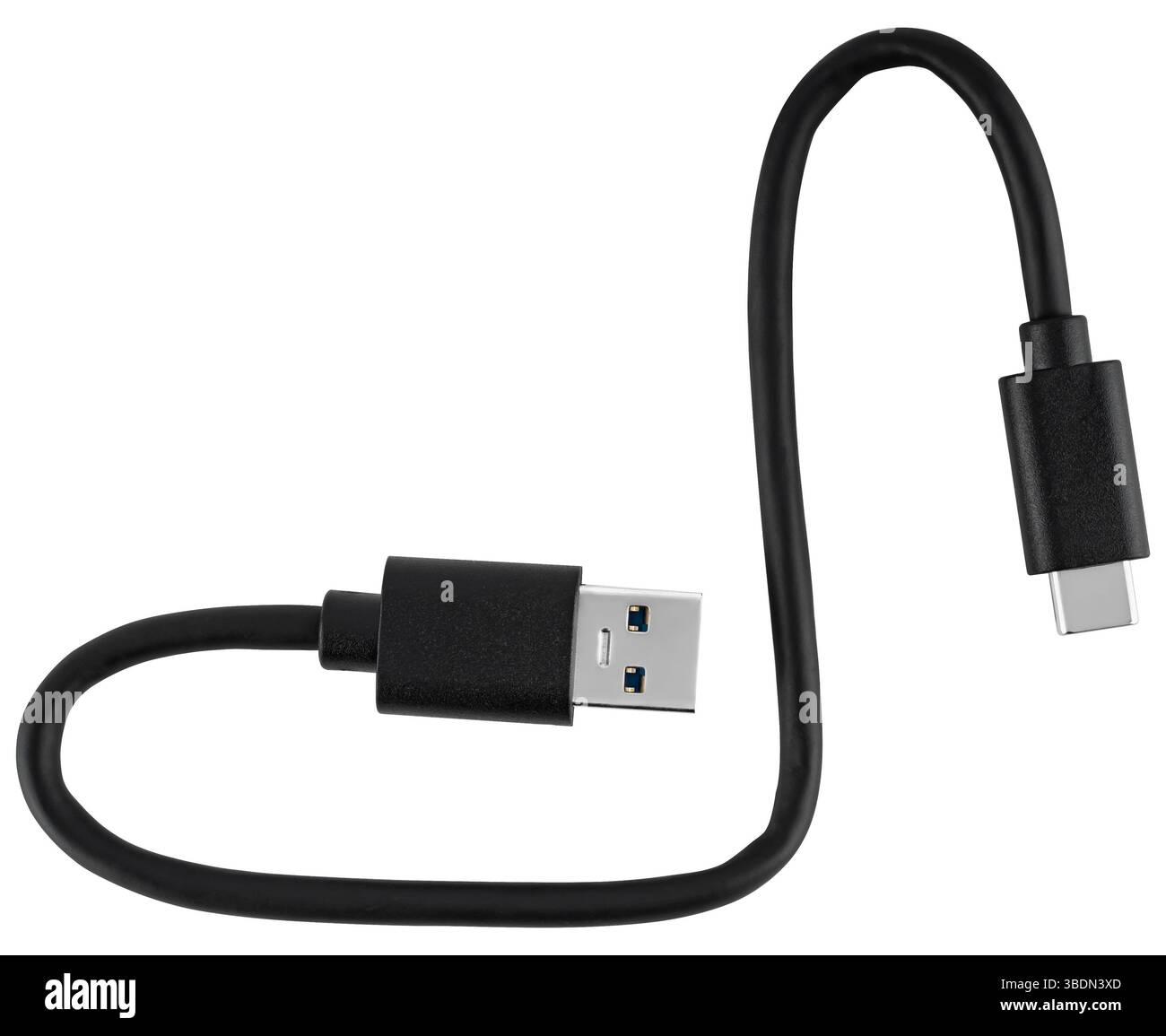 USB-Type-C cable in a durable plastic sheath. Supports fast charging ...
