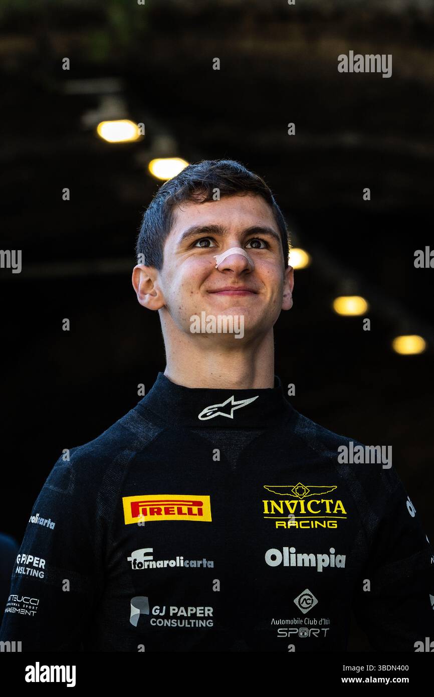 FORNAROLI Leonardo (ita), Invicta Racing, Dallara F2 2024, portrait ...