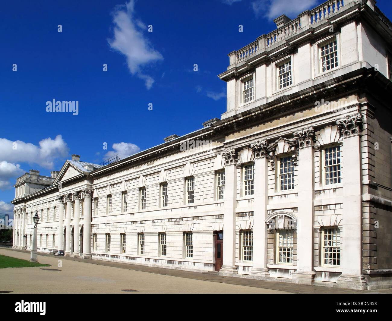 The Old Royal Naval College designed by Sir Christopher Wren in 1696 ...