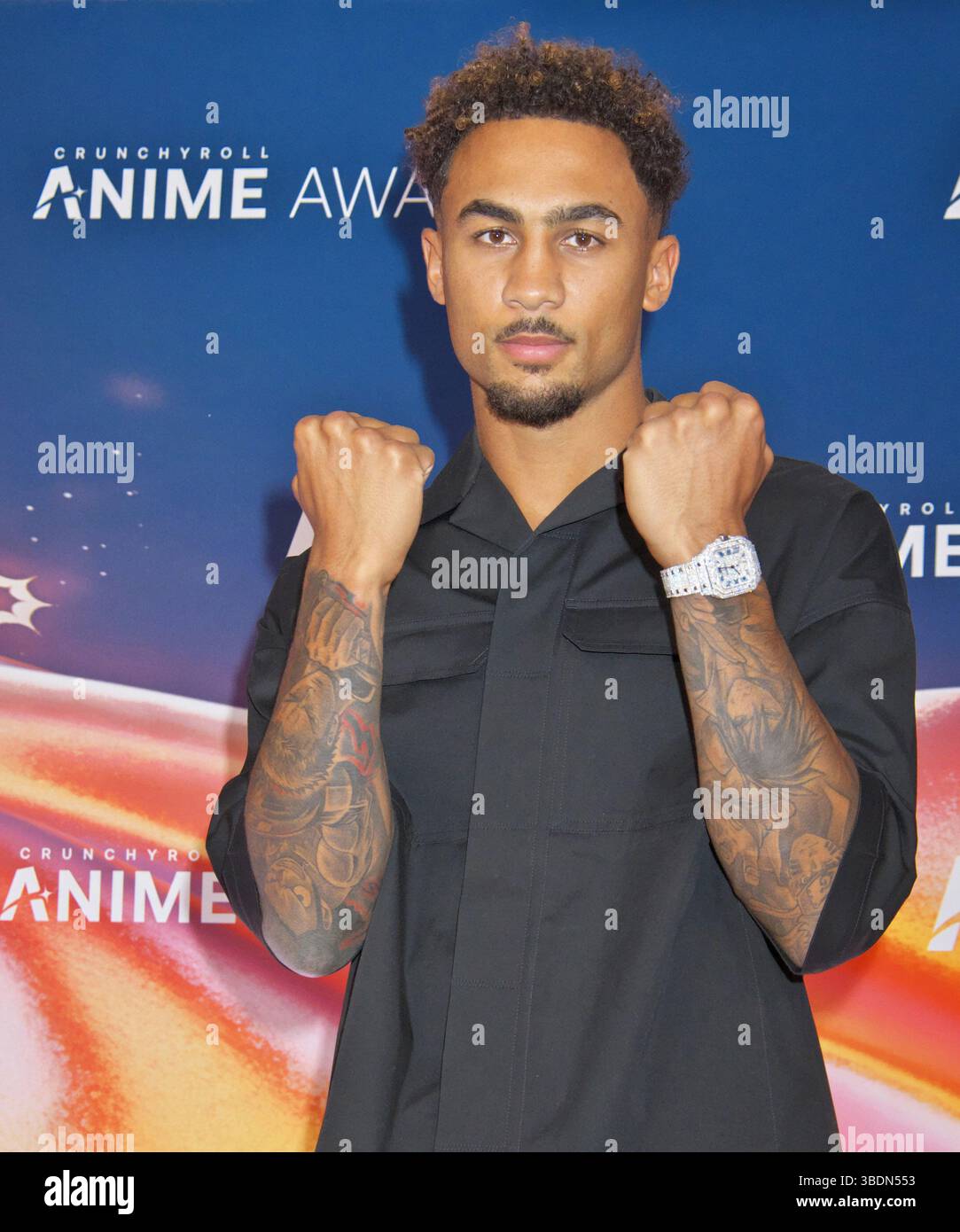 Tokyo, Japan. 25th May, 2025. Professional boxer Ben Whittaker attends ...