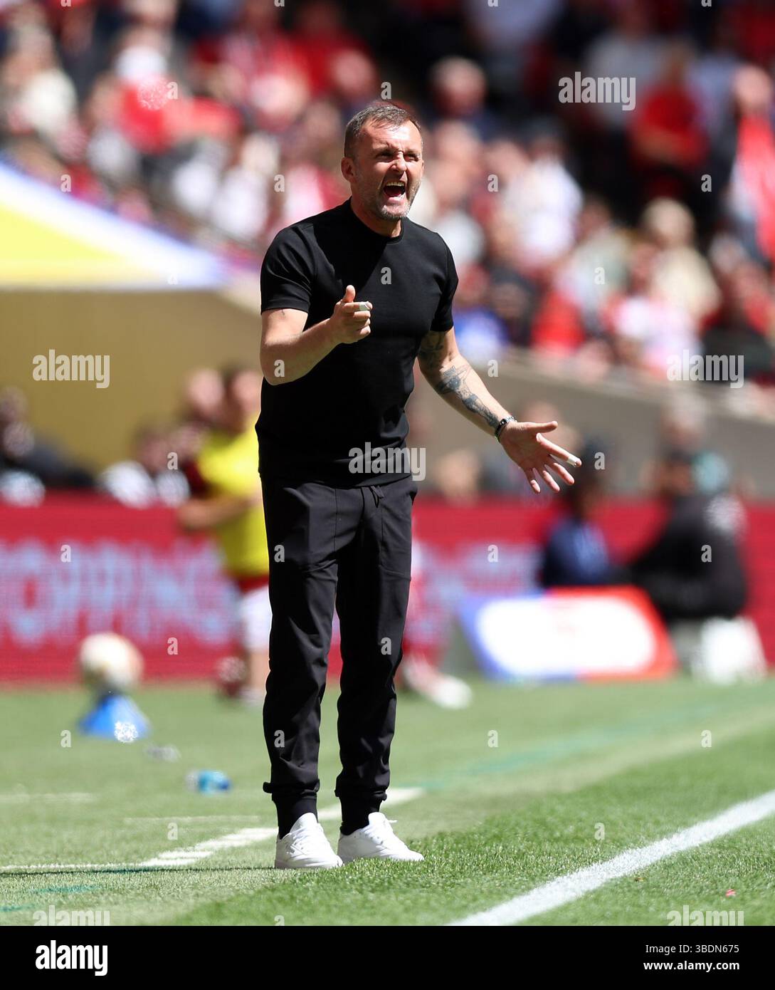 Charlton Athletic manager Nathan Jones during the Sky Bet League One ...