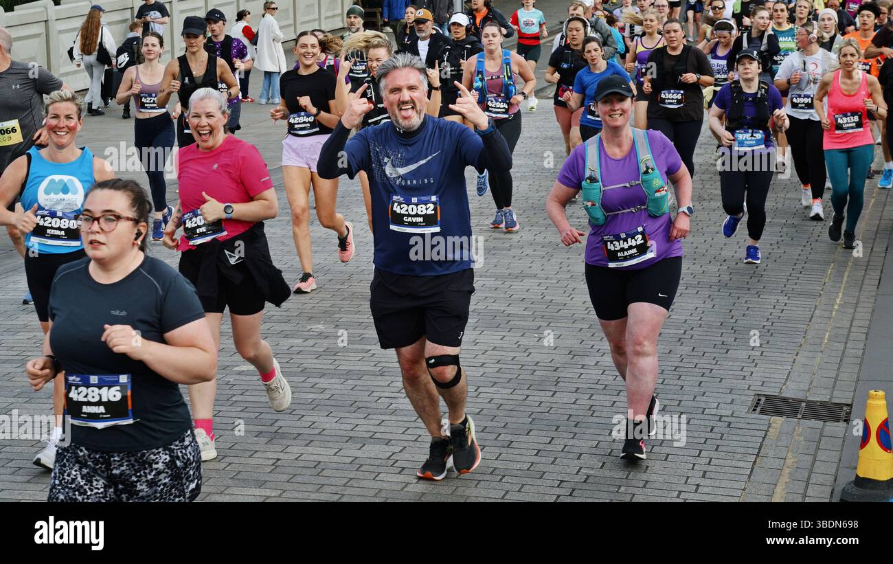 Edinburgh Scotland, UK 25 May 2025. Thousands of runners take part in ...