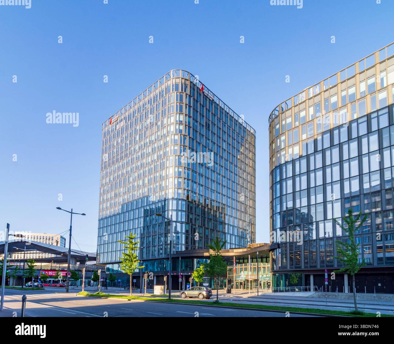 Vienna: office building The Icon in 10. Favoriten, Wien, Austria Stock ...