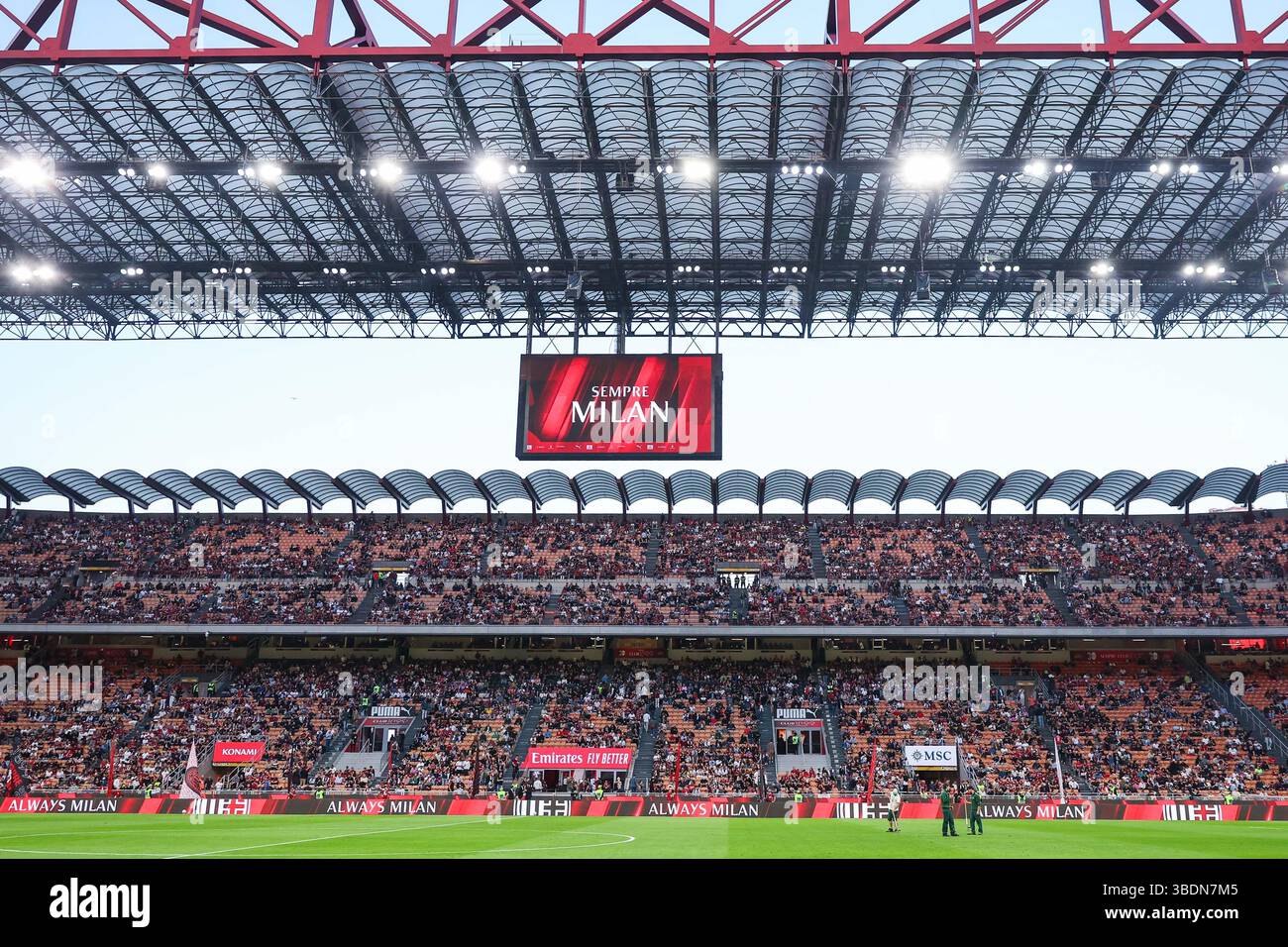 A general view inside the stadium during Serie A 2024/25 football match ...