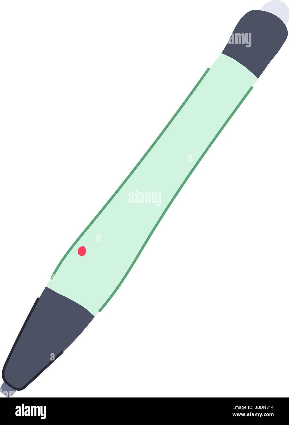 learning interactive whiteboard pen cartoon vector illustration Stock ...