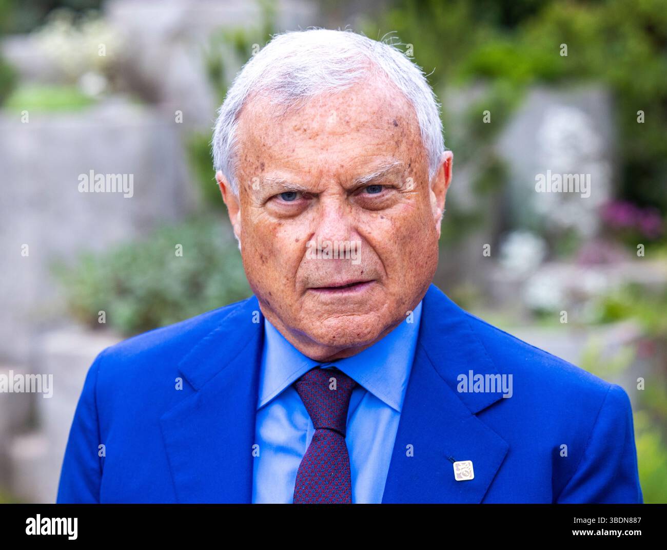 Sir Martin Stuart Sorrell, British businessman and the founder of WPP ...