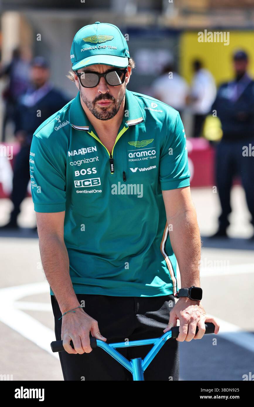 Monaco, Monte Carlo. 25th May, 2025. Fernando Alonso (ESP) Aston Martin ...