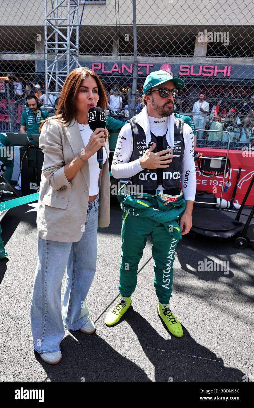 Monaco, Monte Carlo. 25th May, 2025. Fernando Alonso (ESP) Aston Martin ...