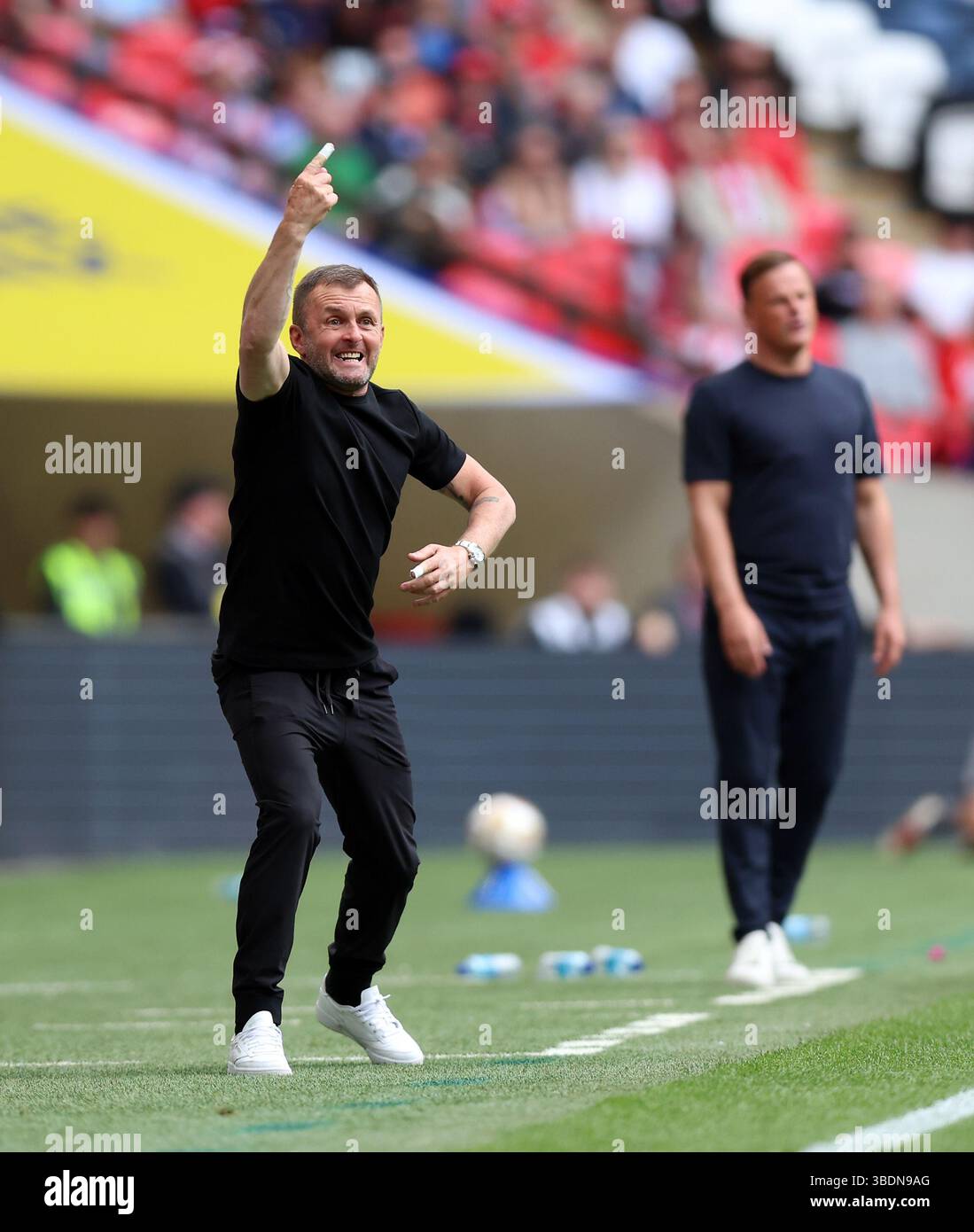 Charlton Athletic manager Nathan Jones during the Sky Bet League One ...