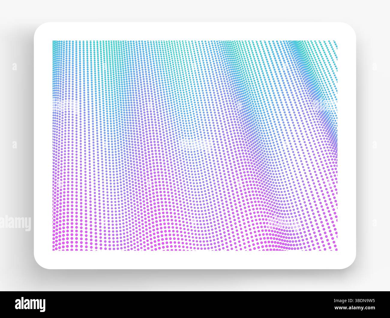 Wavy grid background. 3d abstract vector illustration Stock Vector ...