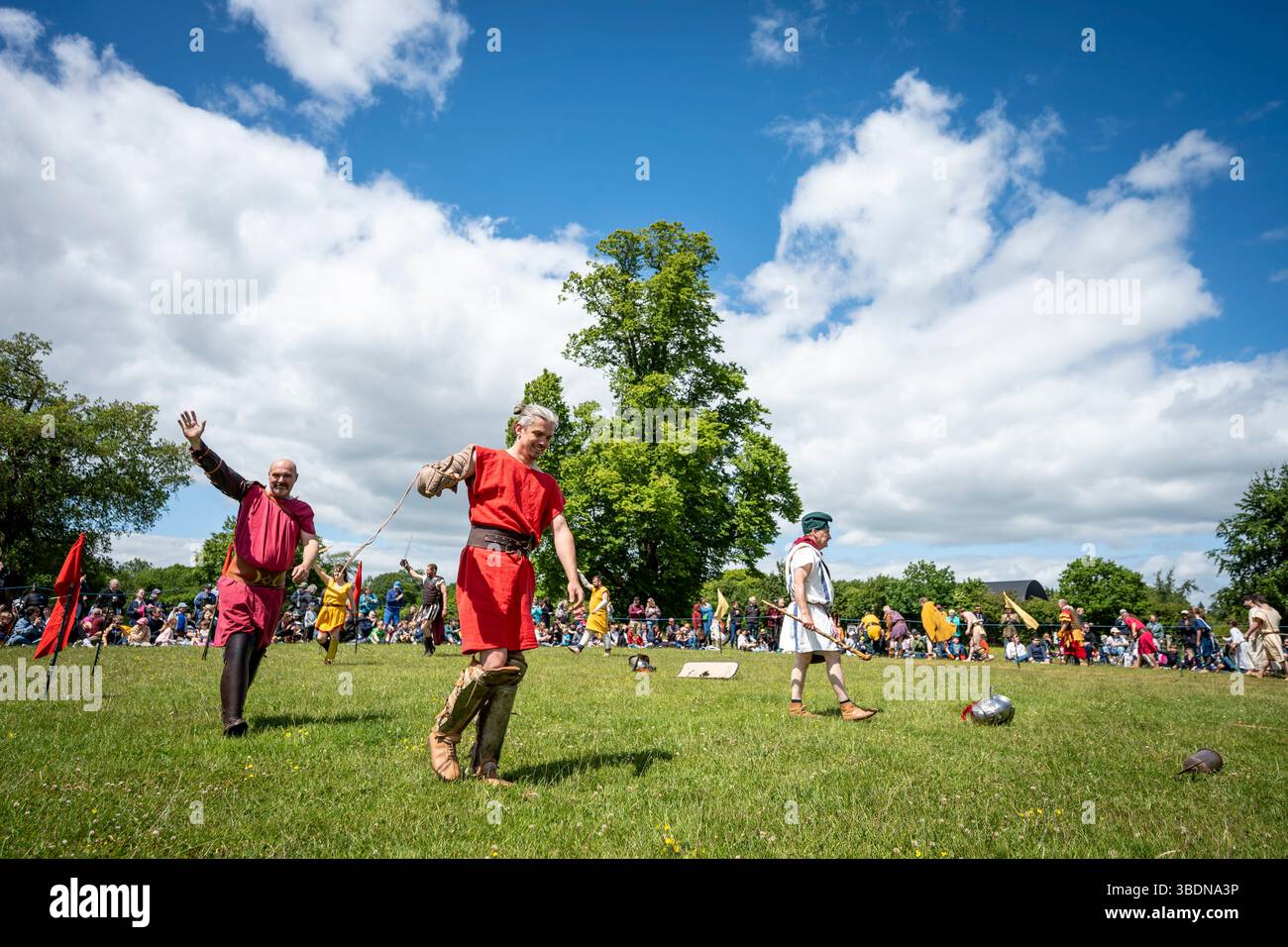 Chalfont, UK. 25 May 2025. Gladiators parade for the public after ...