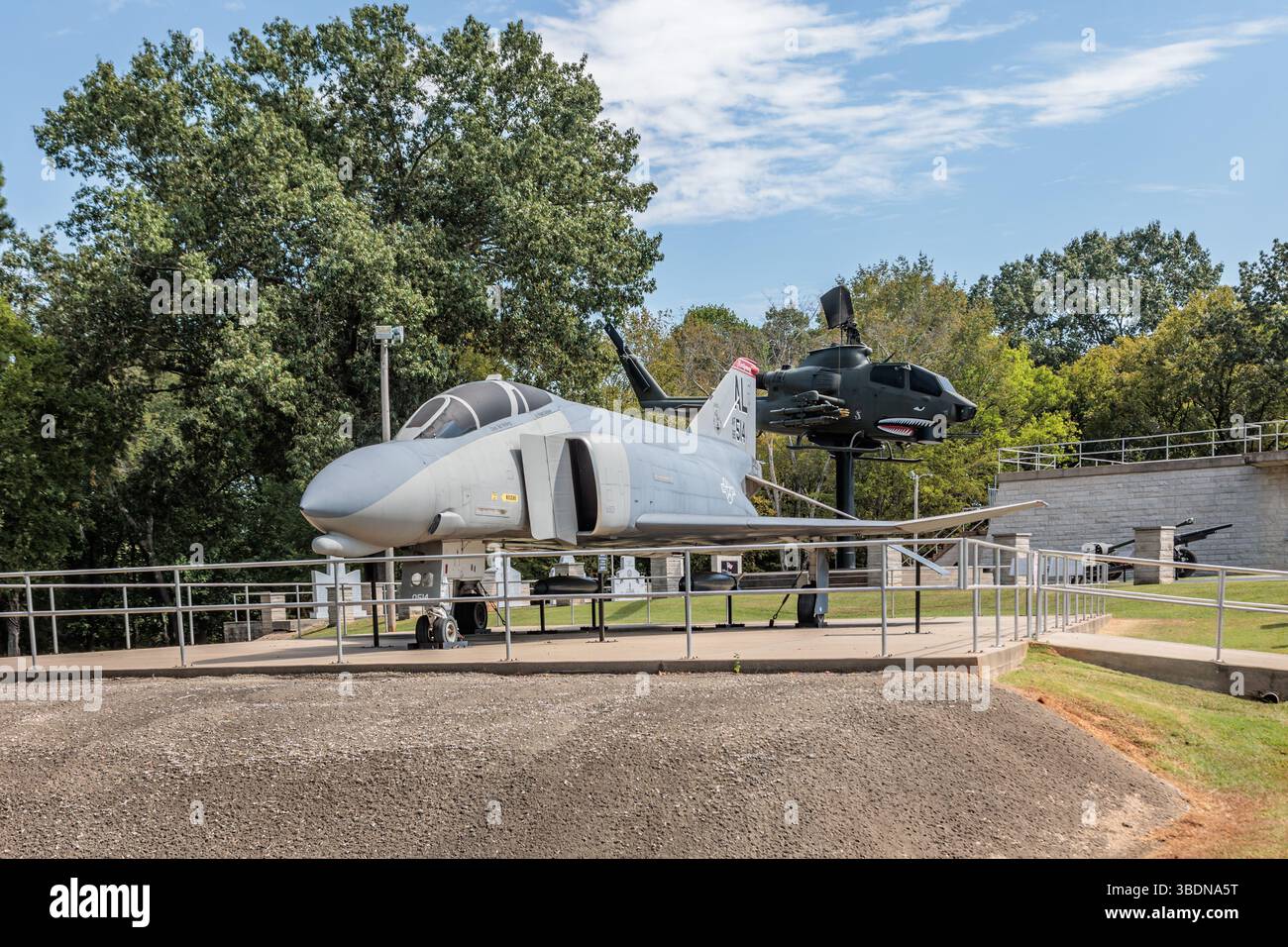 Captain Ed Yeilding's f4 Phantom aircraft and an Apache heilcopter on ...