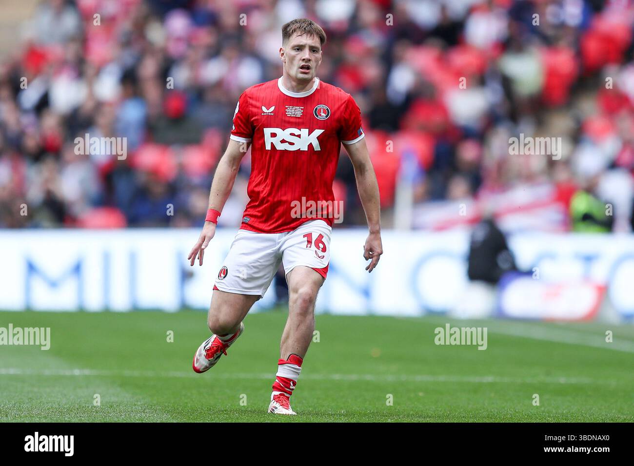 Josh Edwards of Charlton Athletic during the Sky Bet League 1 Playoff ...