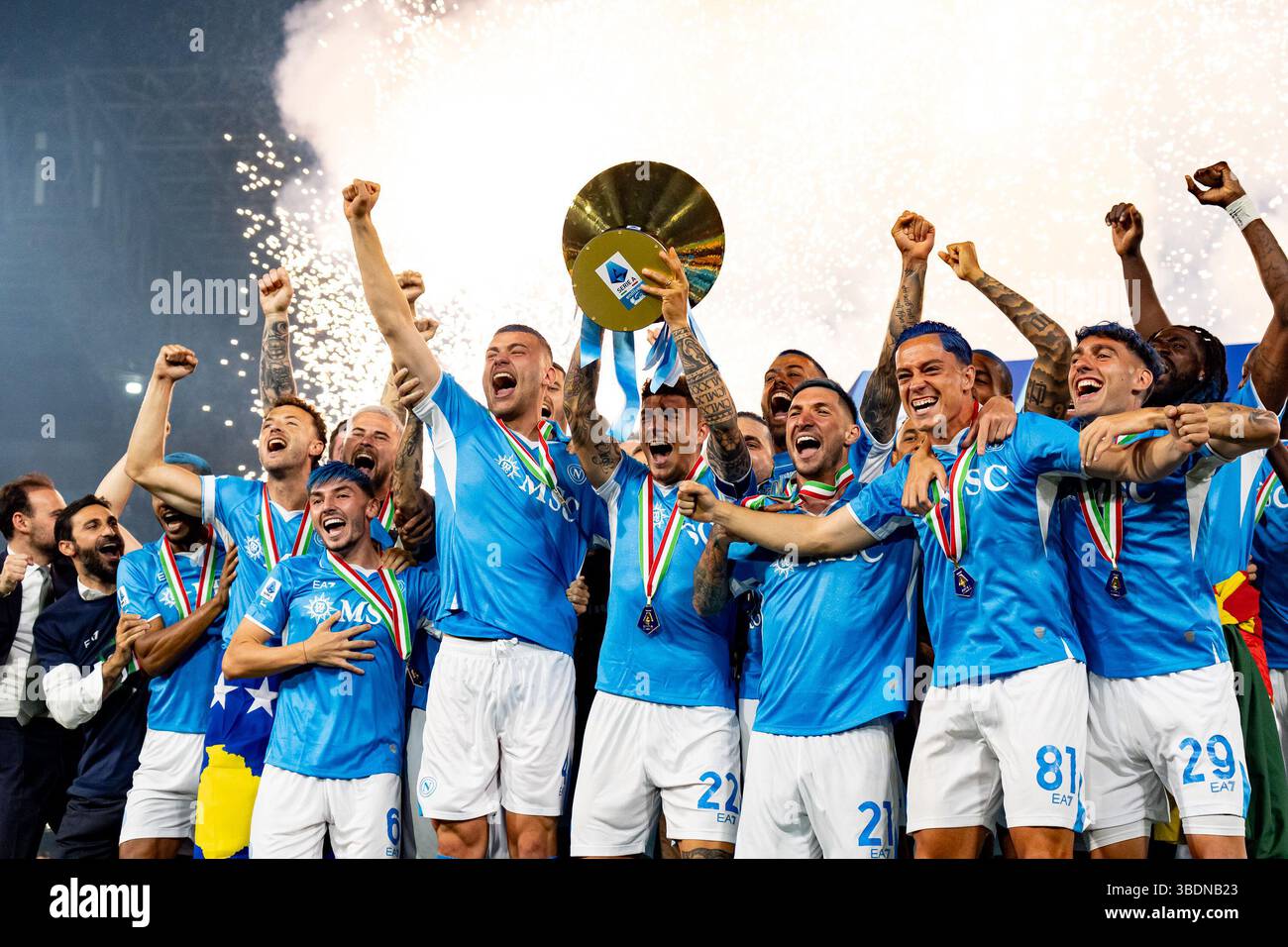 Naples, Italy. 24th May, 2025. Giovanni Di Lorenzo captain of SSC ...