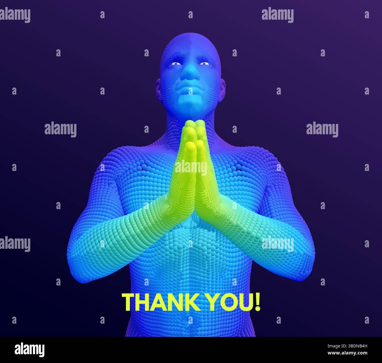 Gesture folded Stock Vector Images - Alamy