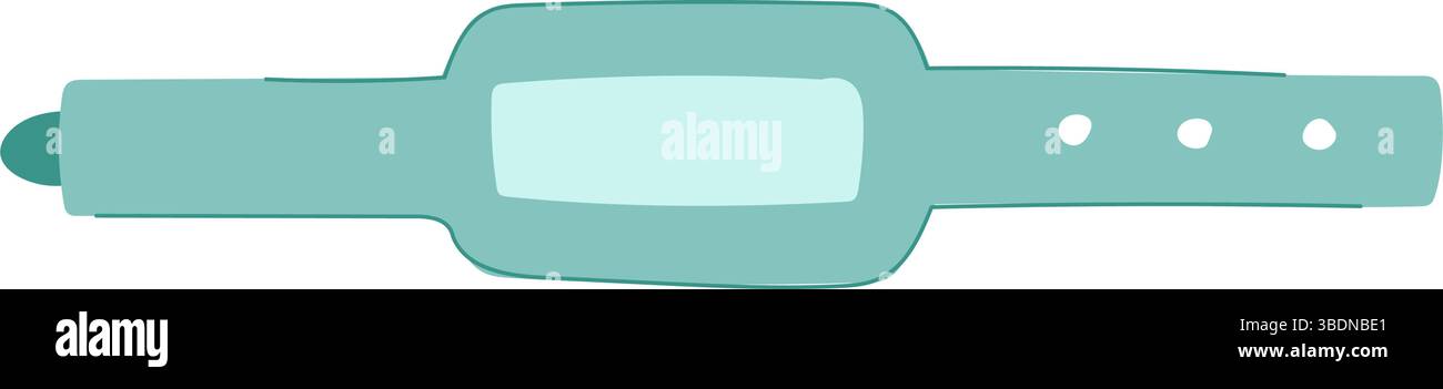 passage medical wristband cartoon vector illustration Stock Vector ...