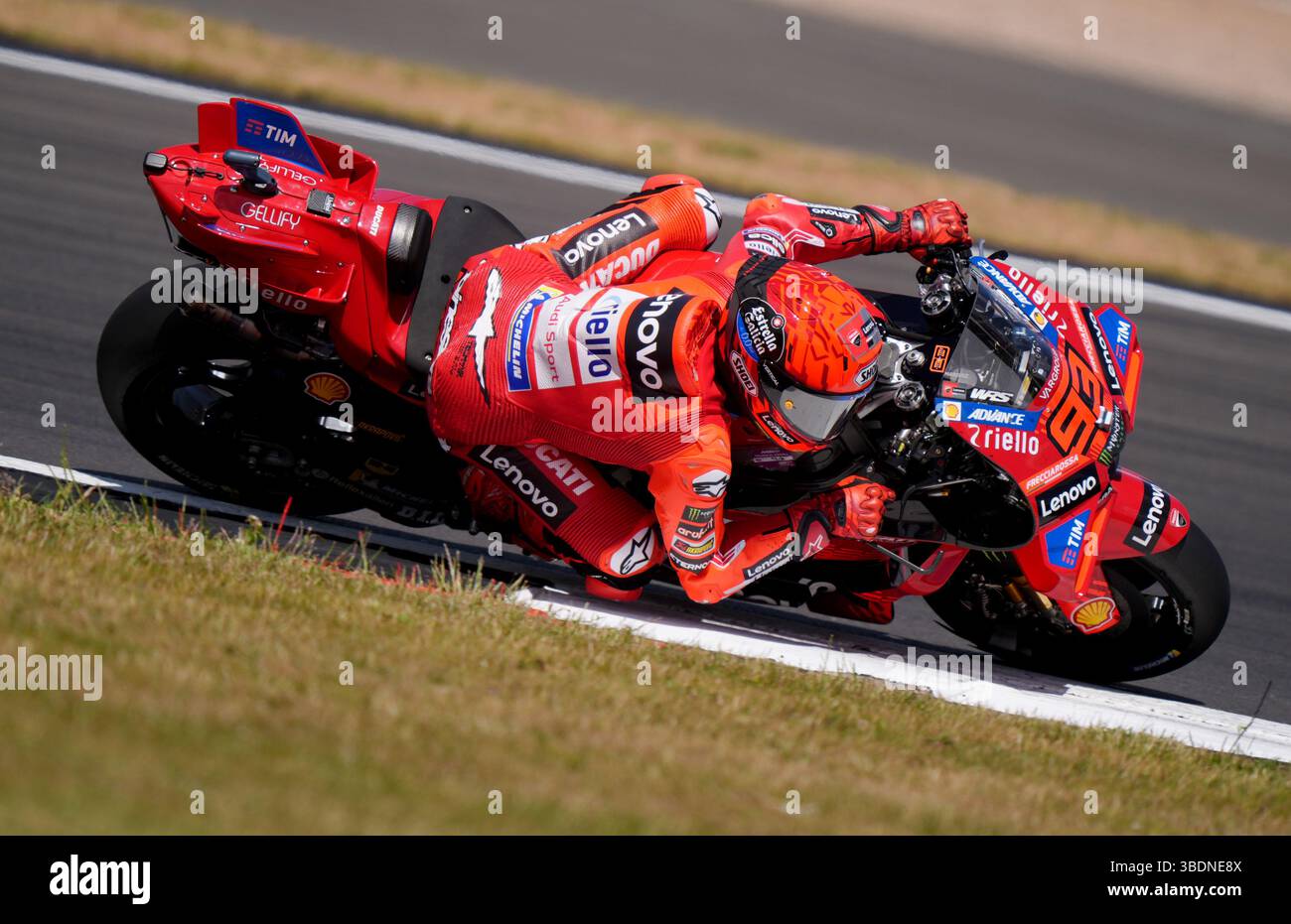 Ducati Lenovo Team's Marc Marquez during the Monster Energy British ...