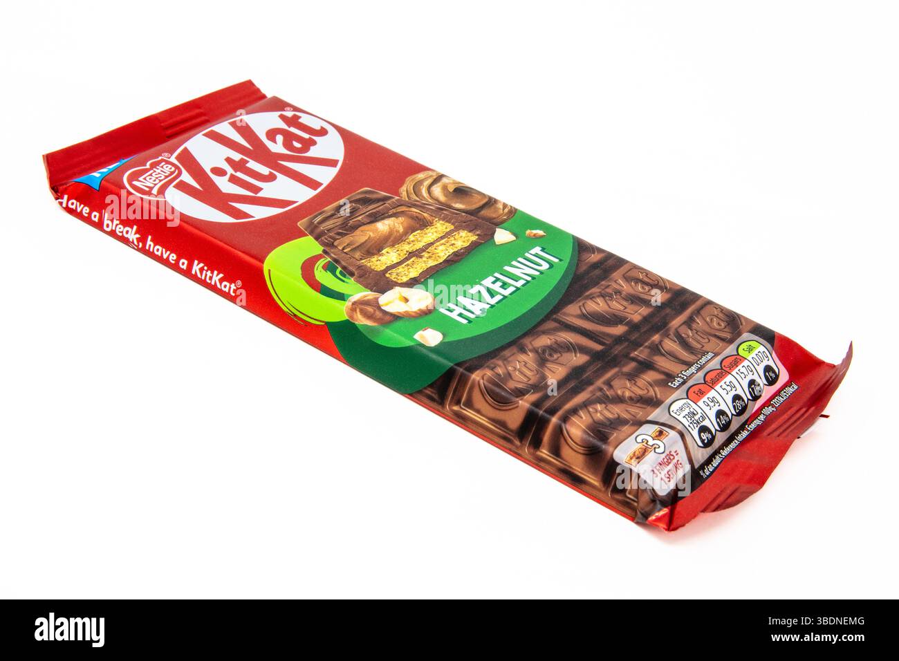 KitKat Hazelnut Chocolate Sharing Bar Stock Photo - Alamy