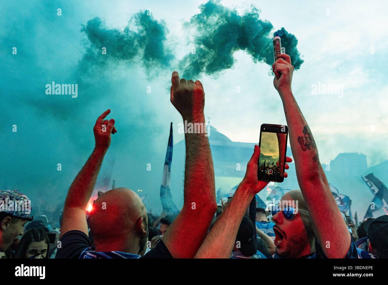 The Blue Resurgence: Napoli Triumphs and Claims the Scudetto! Italy ...