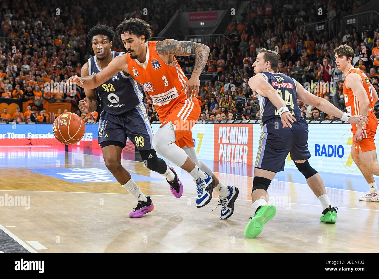 24.05.2025, ratiopharm arena, Neu-Ulm, GER, BBL, Playoffs, ratiopharm ...