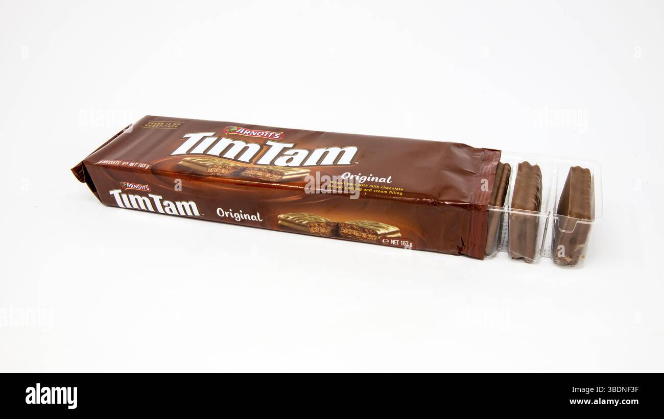 Tim Tam Original Chocolatey Biscuit Bars Stock Photo - Alamy