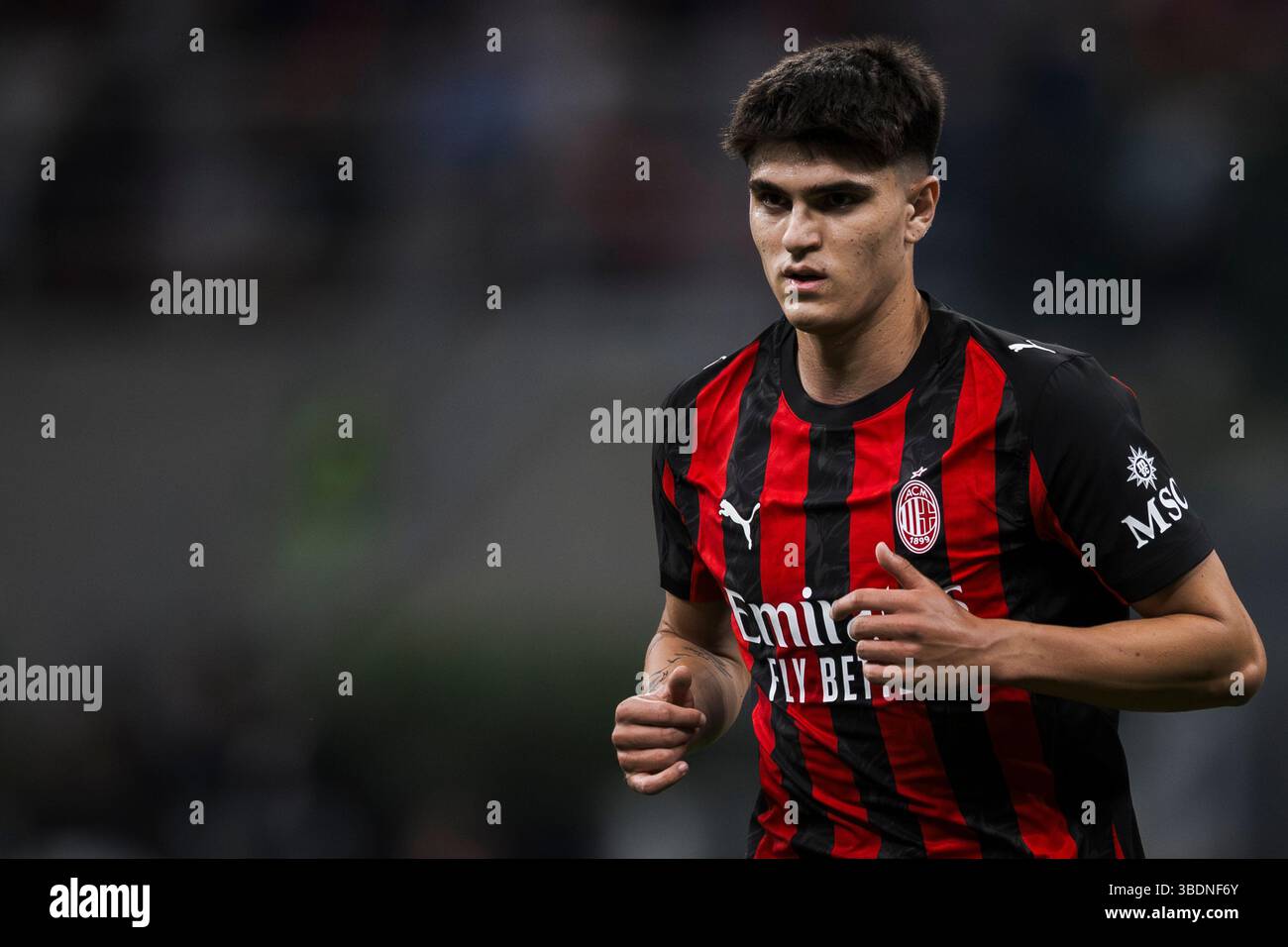 Milan, Italy. 24th May 2025. Davide Bartesaghi of AC Milan looks on ...