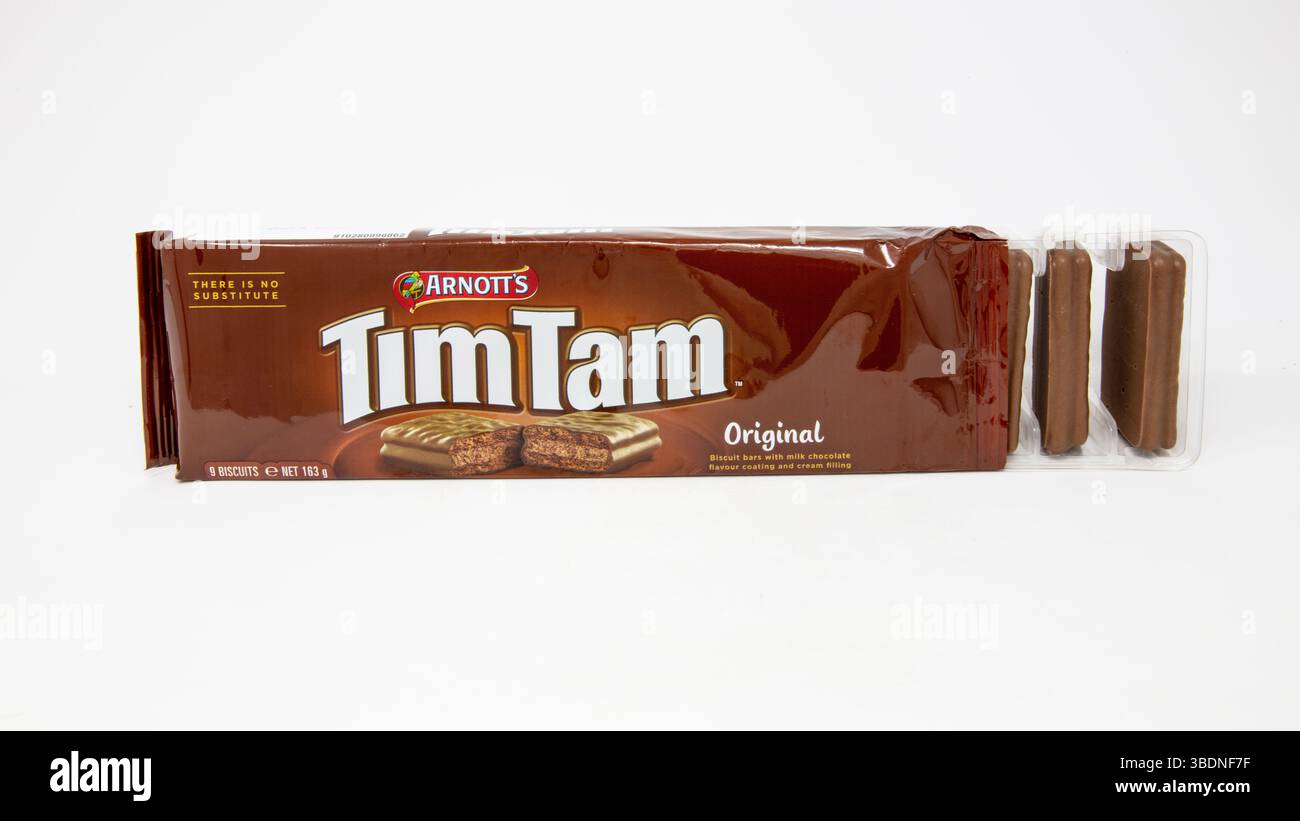 Tim Tam Original Chocolatey Biscuit Bars Stock Photo - Alamy