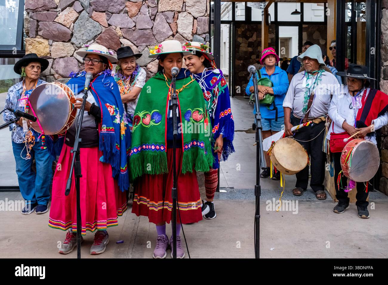 Indigenous People Playing Traditional Music At The Annual Carnival In ...