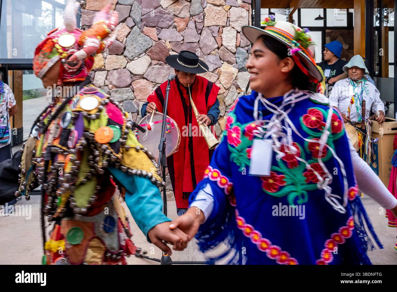 Indigenous People and Devils Dancing At The Annual Carnival In The Town ...