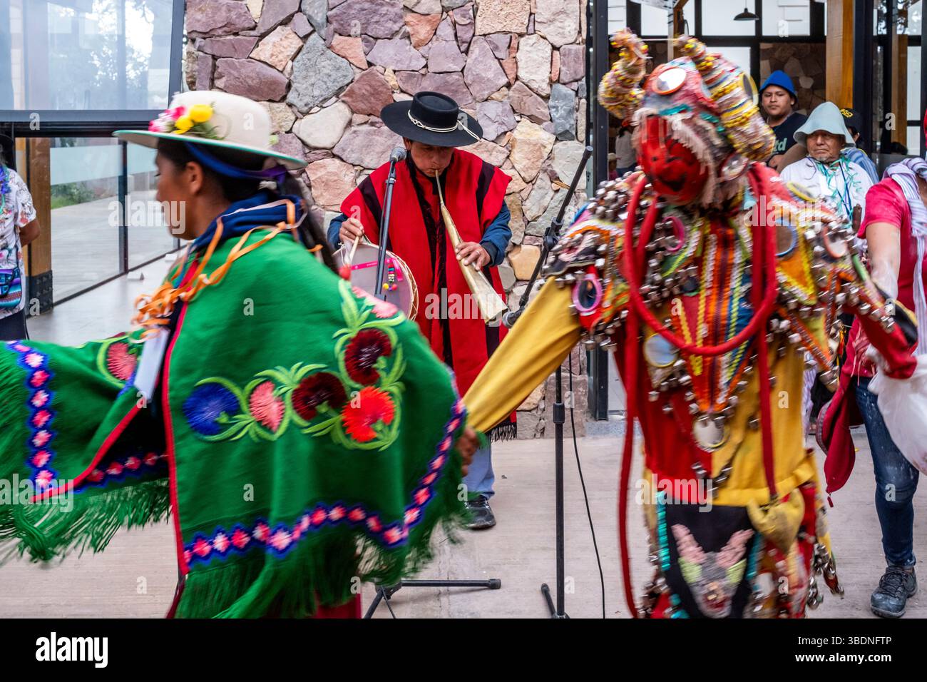 Indigenous People and Devils Dancing At The Annual Carnival In The Town ...