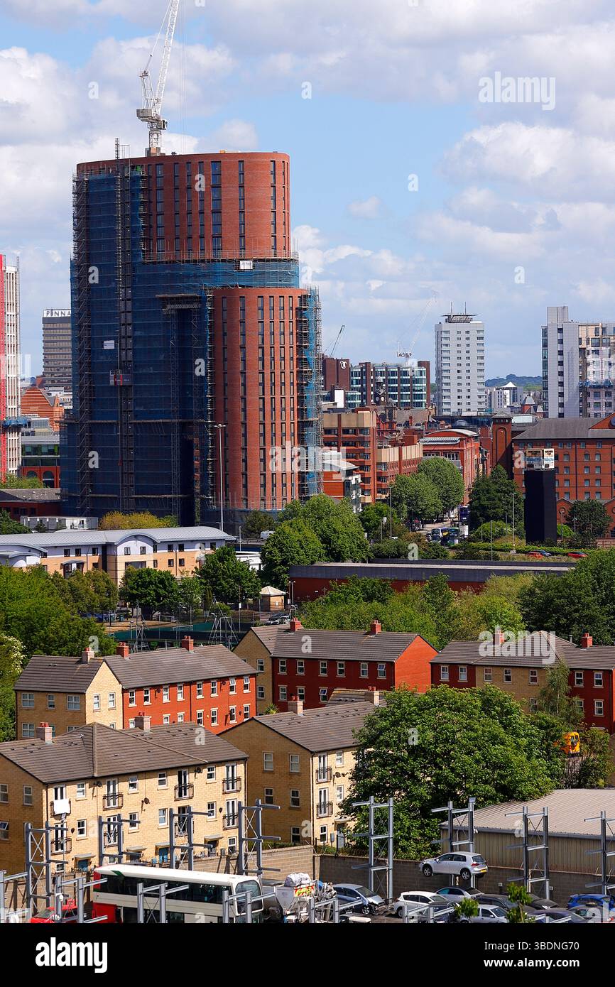 Triangle Yard apartments under construction in Leeds City Centre,West ...