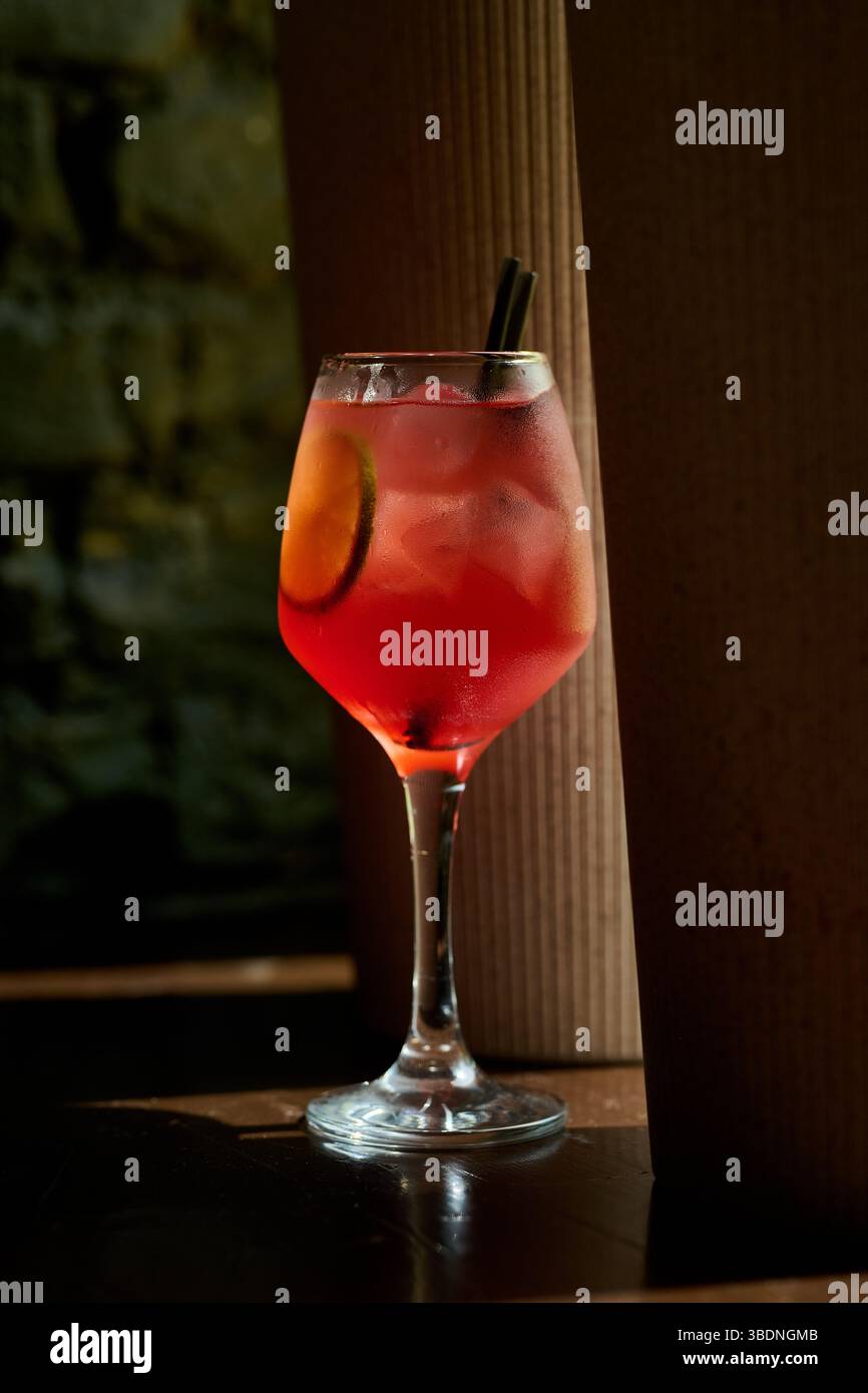 Spritz cocktail in glass hi-res stock photography and images - Alamy