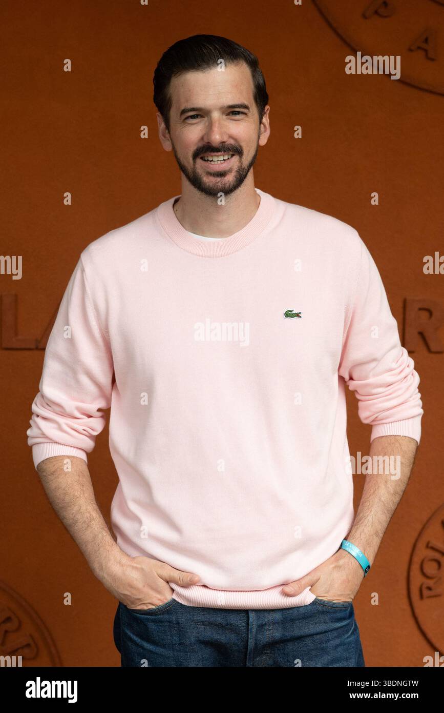 Paris, France. 25th May, 2025. Marc Antoine Le Bret take a pose at ...