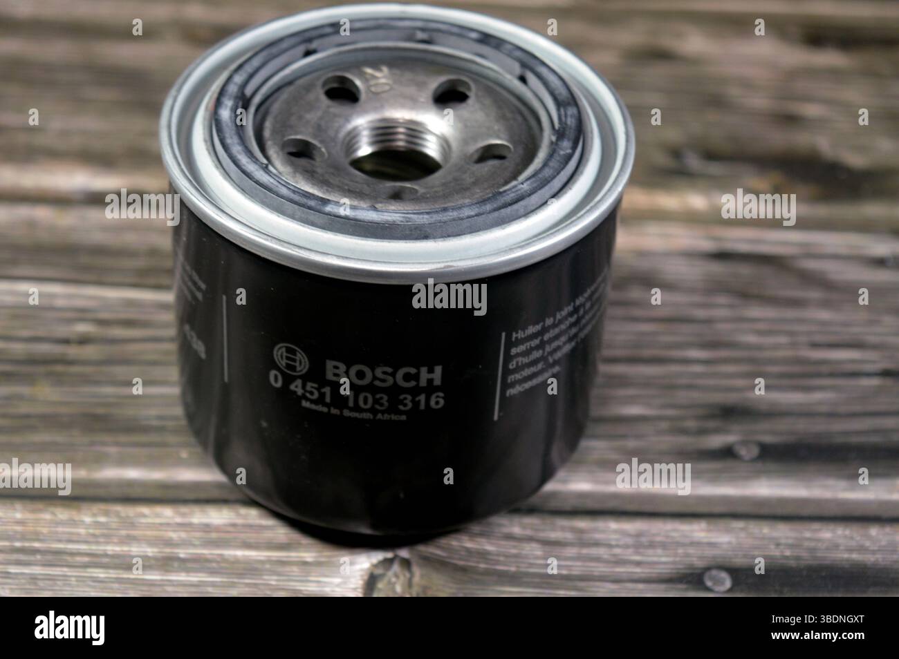 Cairo, Egypt, May 25 2025: Bosch P3316 Car Oil Filter, Works under ...