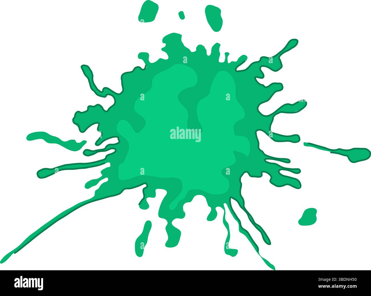 texture paint splatters cartoon vector illustration Stock Vector Image ...