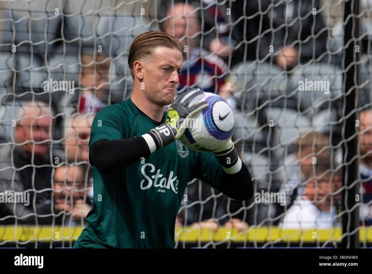 Newcastle, UK. 25th May 2025.Everton FC Jordan Pickford during the ...