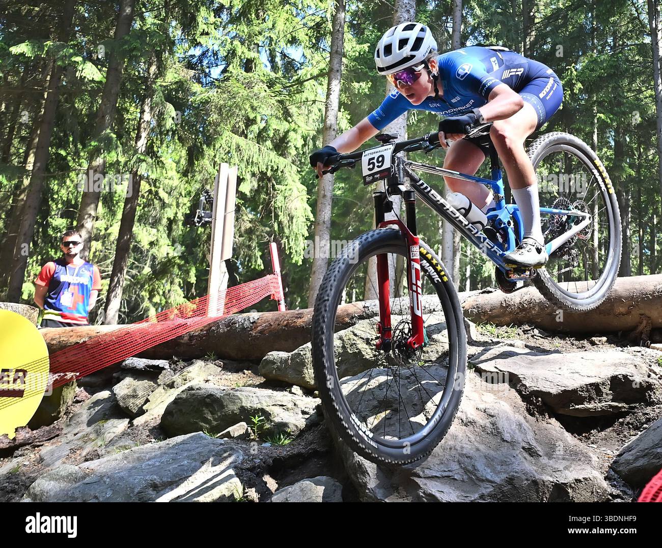 Mona Mitterwallner of Austria competes during women elite race during ...