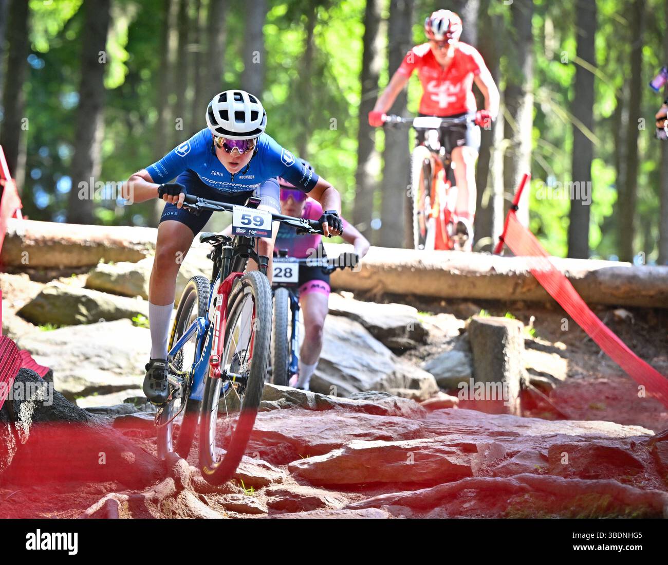 Mona Mitterwallner of Austria competes during women elite race during ...