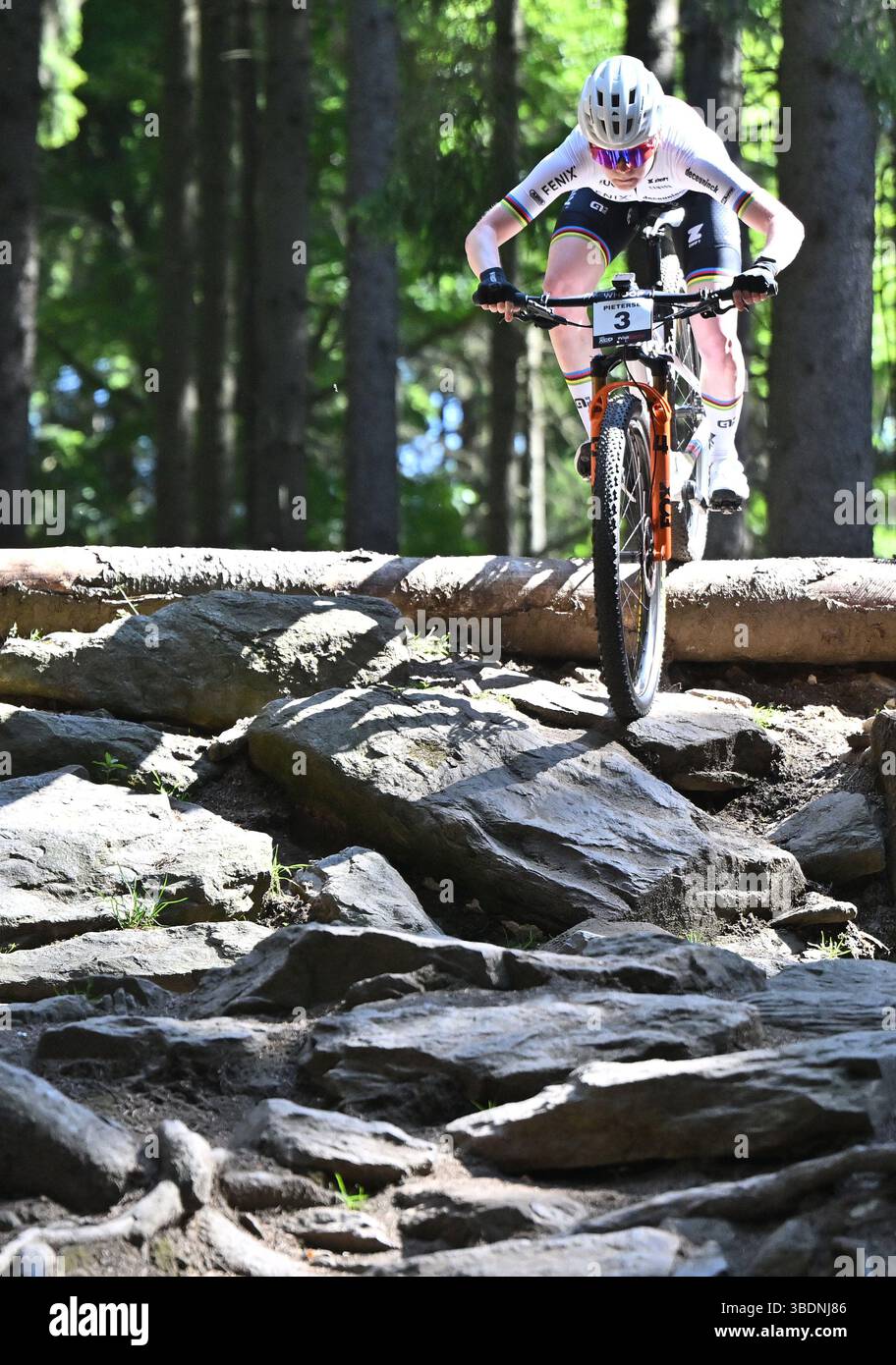 Puck Pieterse of Netherlands competes during women elite race during ...