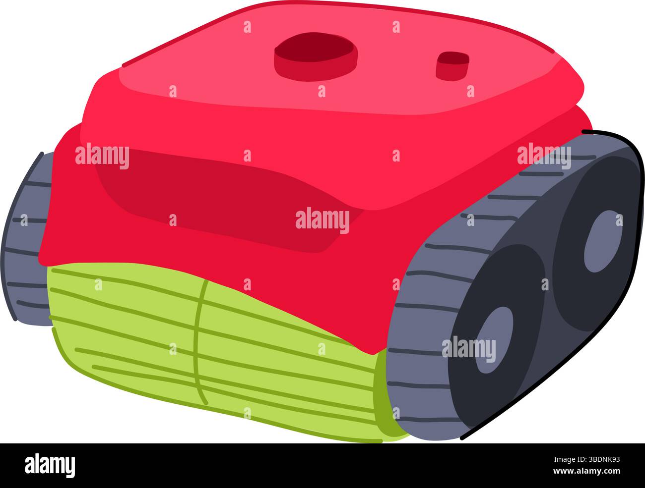 innovation pool cleaning robot cartoon vector illustration Stock Vector ...