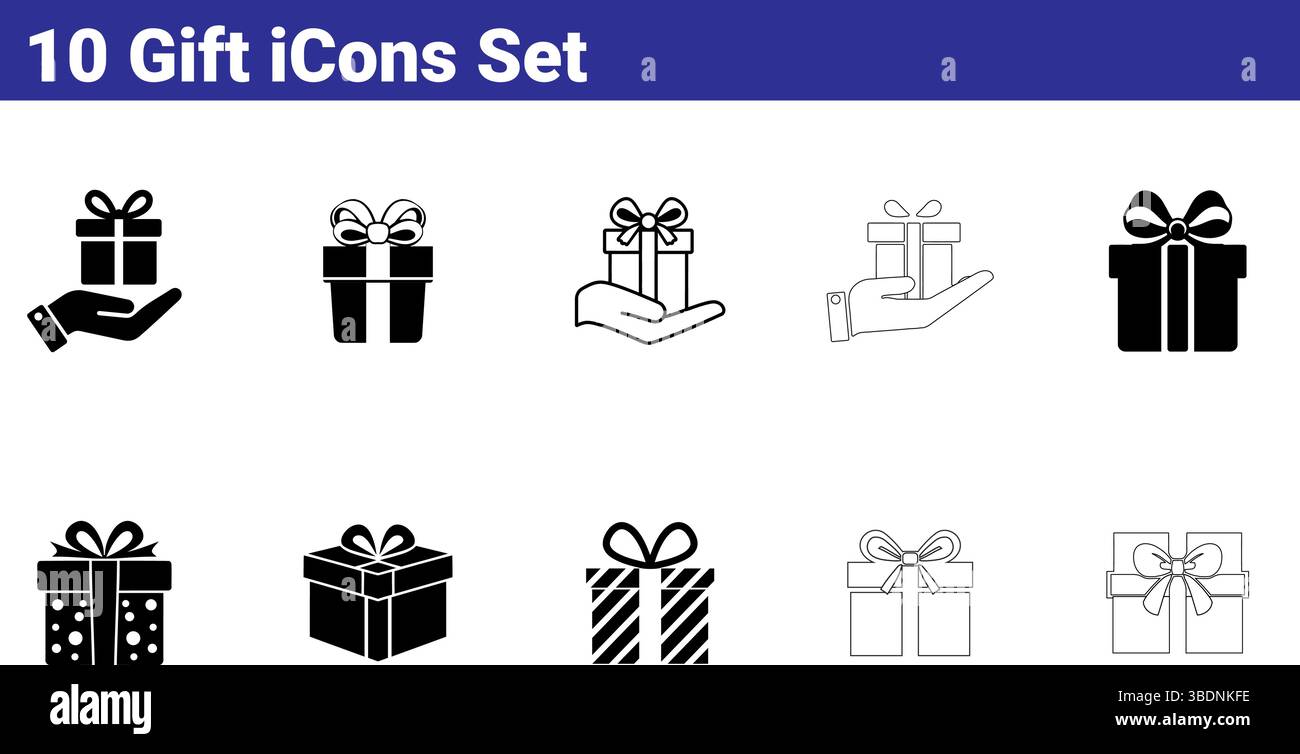 Celebration box Stock Vector Images - Alamy