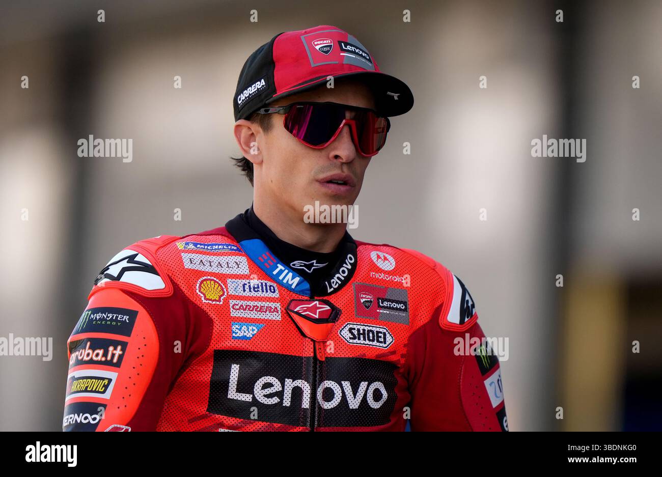 Ducati Lenovo Team's Marc Marquez ahead of the Monster Energy British ...