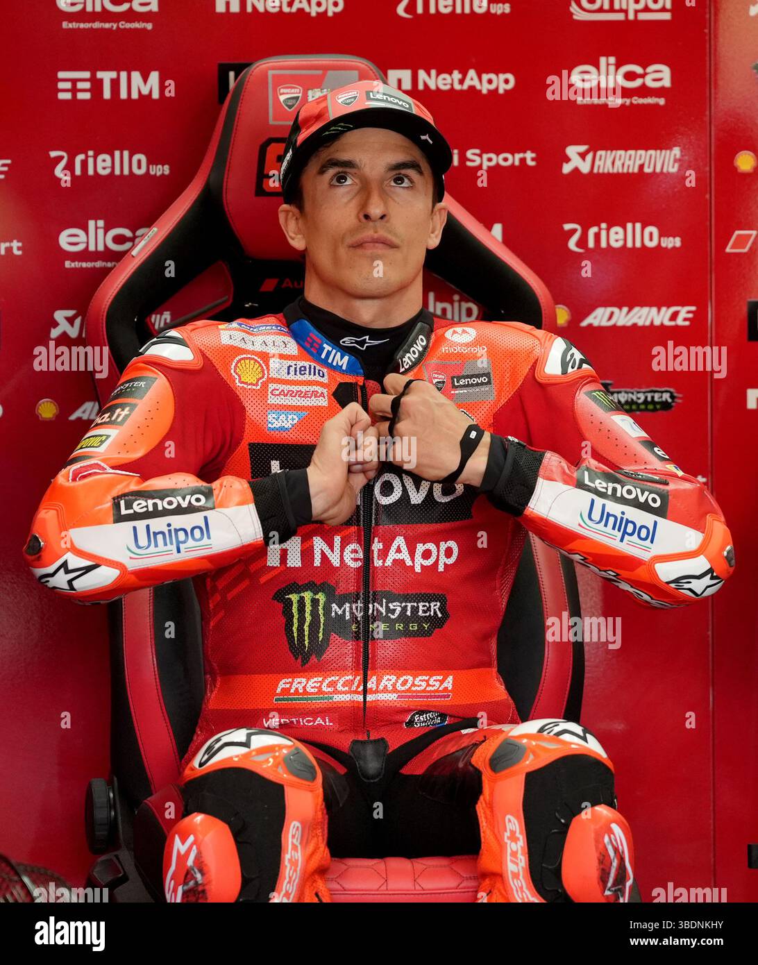 Ducati Lenovo Team's Marc Marquez ahead of the Monster Energy British ...