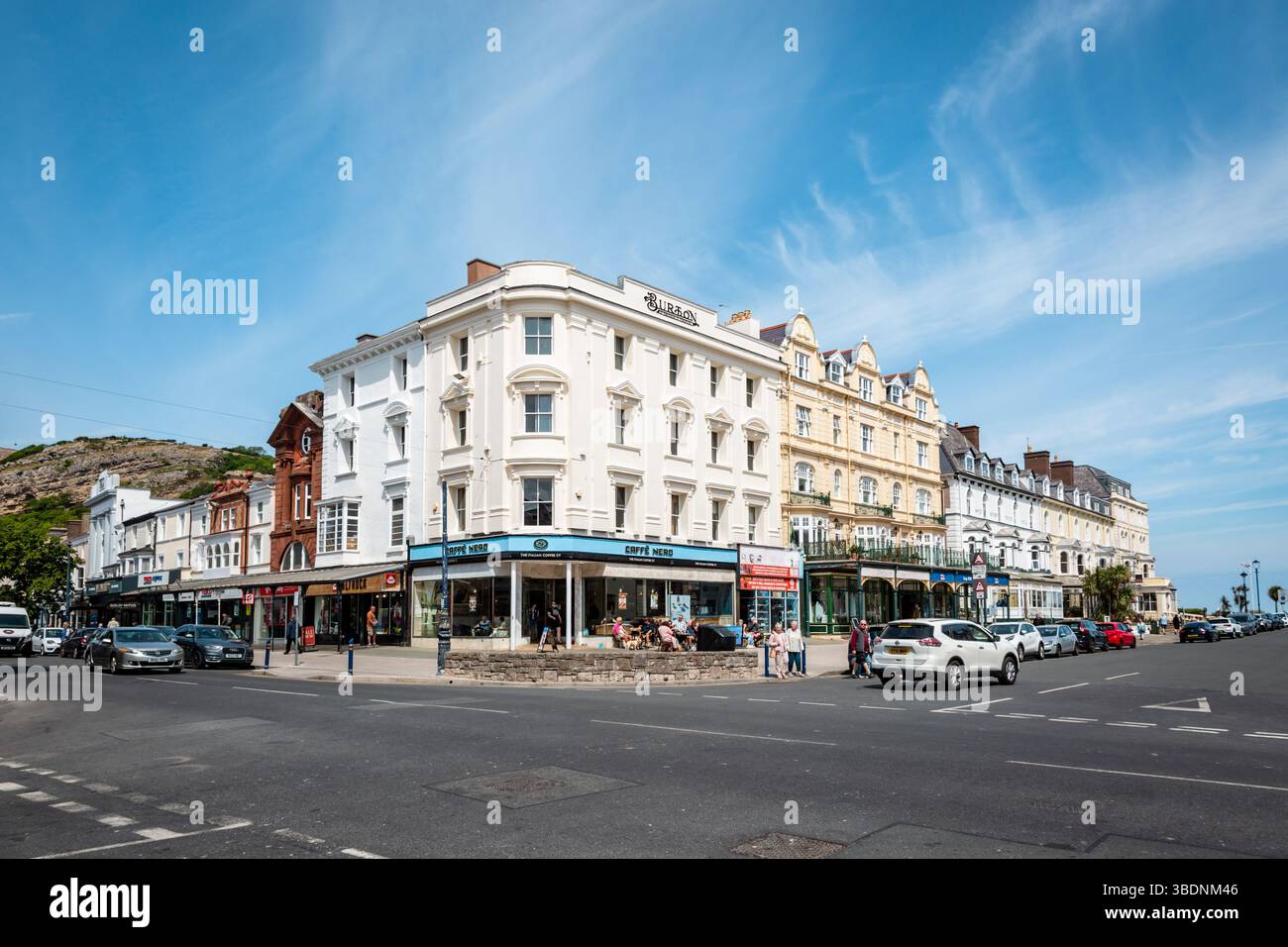 Street in Llandudno town centre, Wales, UK. 2025 Stock Photo - Alamy