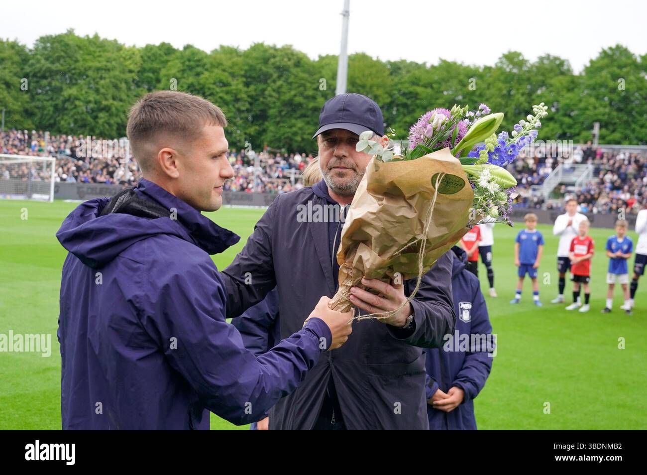 Aarhus, Denmark. 25th May, 2025. Superligakampen mellem AGF og Broendby ...