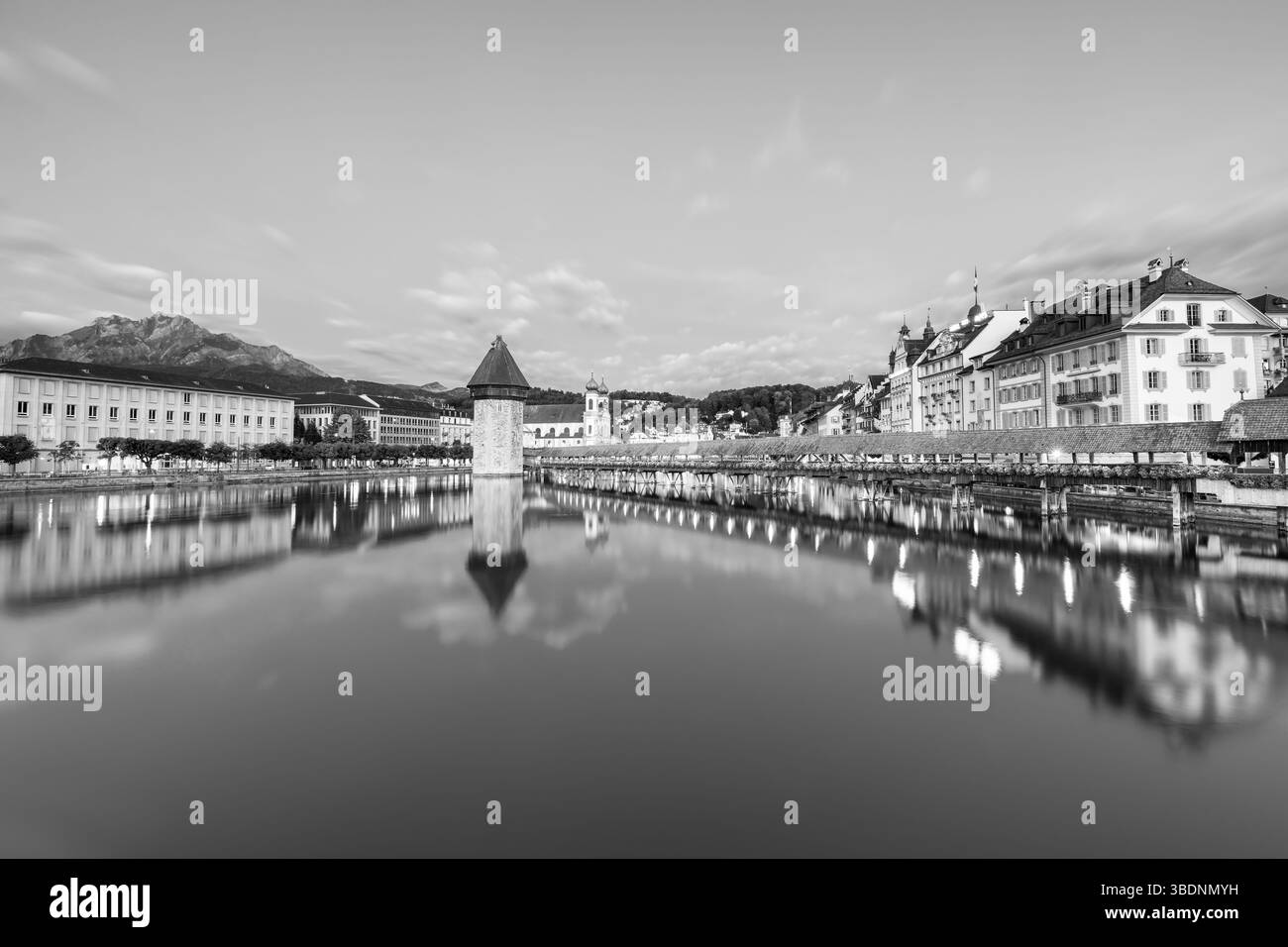 Covered bridge in Black and White Stock Photos & Images - Alamy